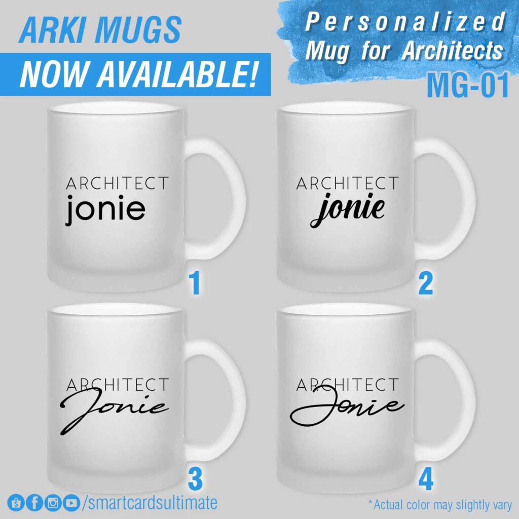 Personalized Frosted Mug for Architects – Smart Cards Architecture