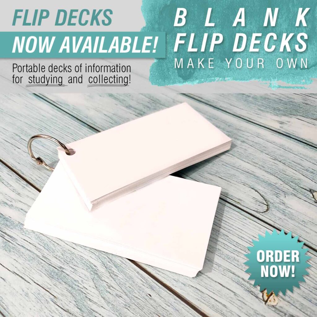 Blank Smart Cards Flip Decks – Smart Cards Architecture